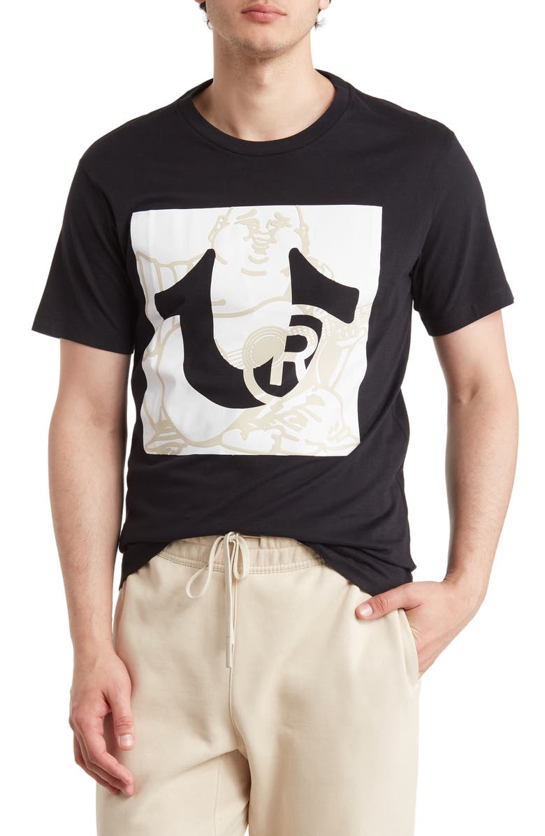 True Religion Brand Jeans Monotone Buddha Graphic T-Shirt | Nordstromrack