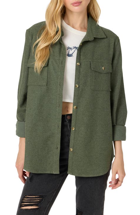 Women's Green Flannel Shirts | Nordstrom
