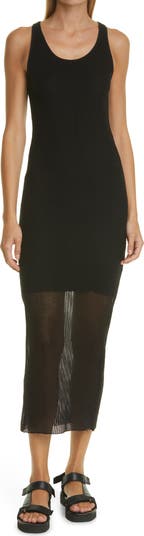 NSF Clothing NSF Amelia Open Stitch Slim Cotton Knit Midi Dress | Nordstrom