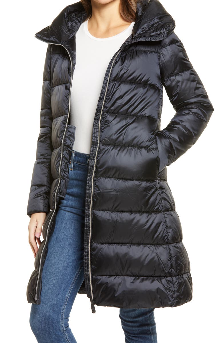 Save The Duck Iris Hooded Wind- & Water-Resistant Coat | Nordstromrack