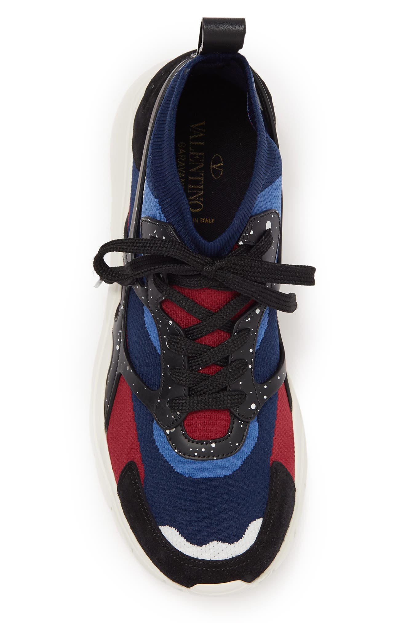 Valentino Garavani Valentino Colorblock Knit Sneaker | Nordstromrack