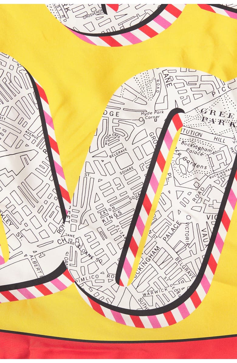 Burberry London Map Burberry Silk Scarf | Nordstromrack