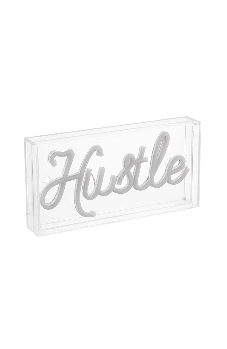 JONATHAN Y Hustle X 5.88" Contemporary Glam Acrylic Box USB Operated ...