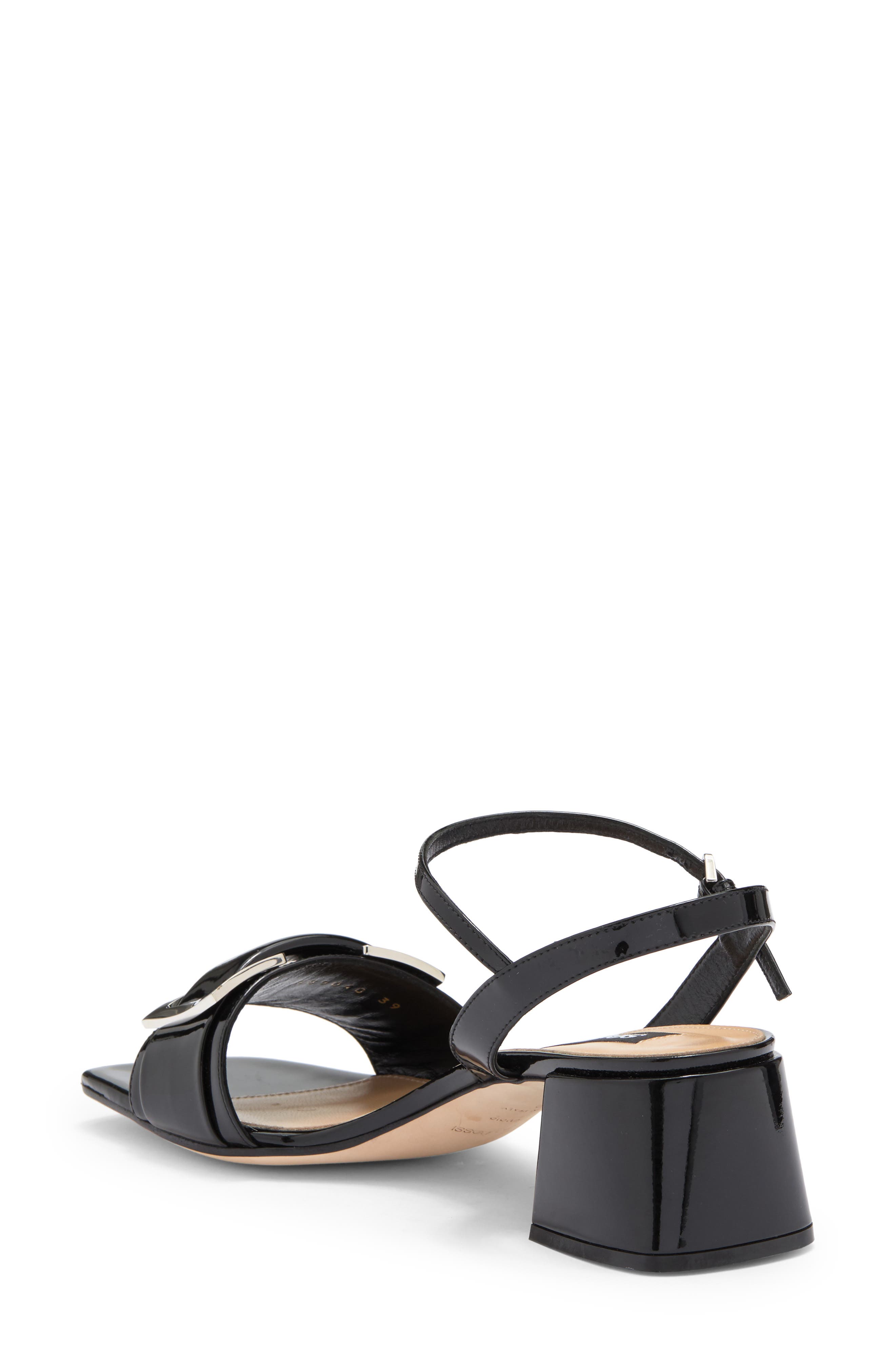 Sergio Rossi Logo Buckle Sandal (Women) | Nordstromrack