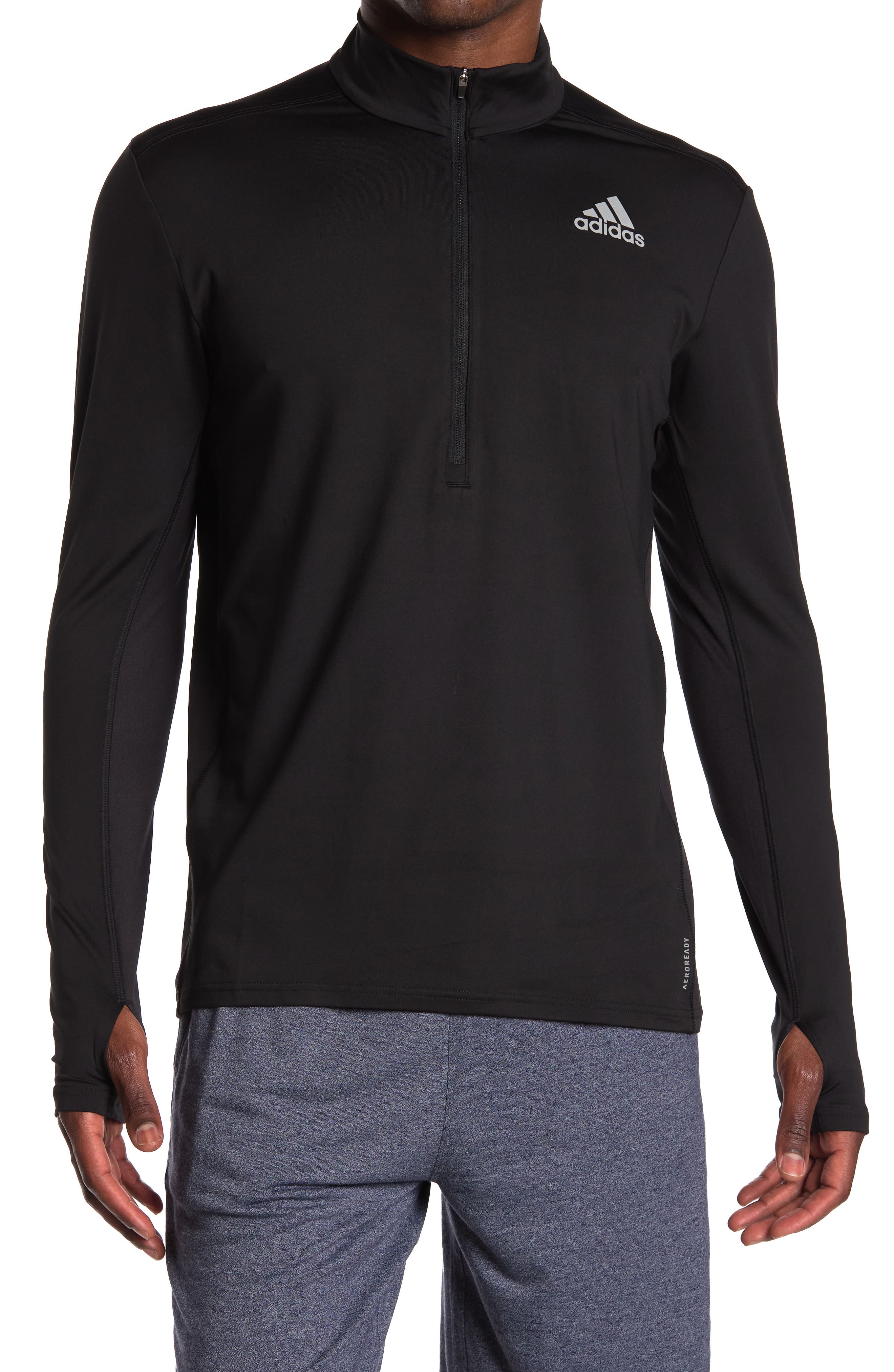 adidas Own the Run 1/2 Zip Long Sleeve Tee | Nordstromrack
