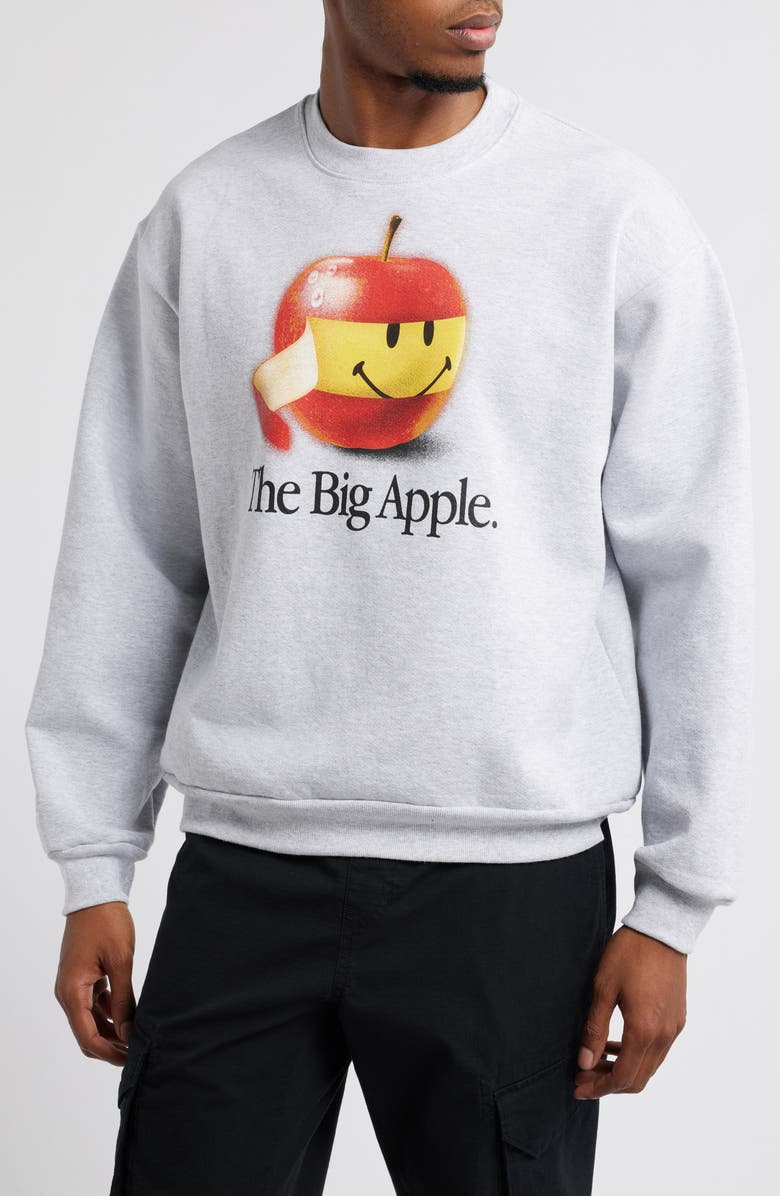 MARKET SMILEY® Big Apple Graphic Crewneck Sweatshirt | Nordstromrack
