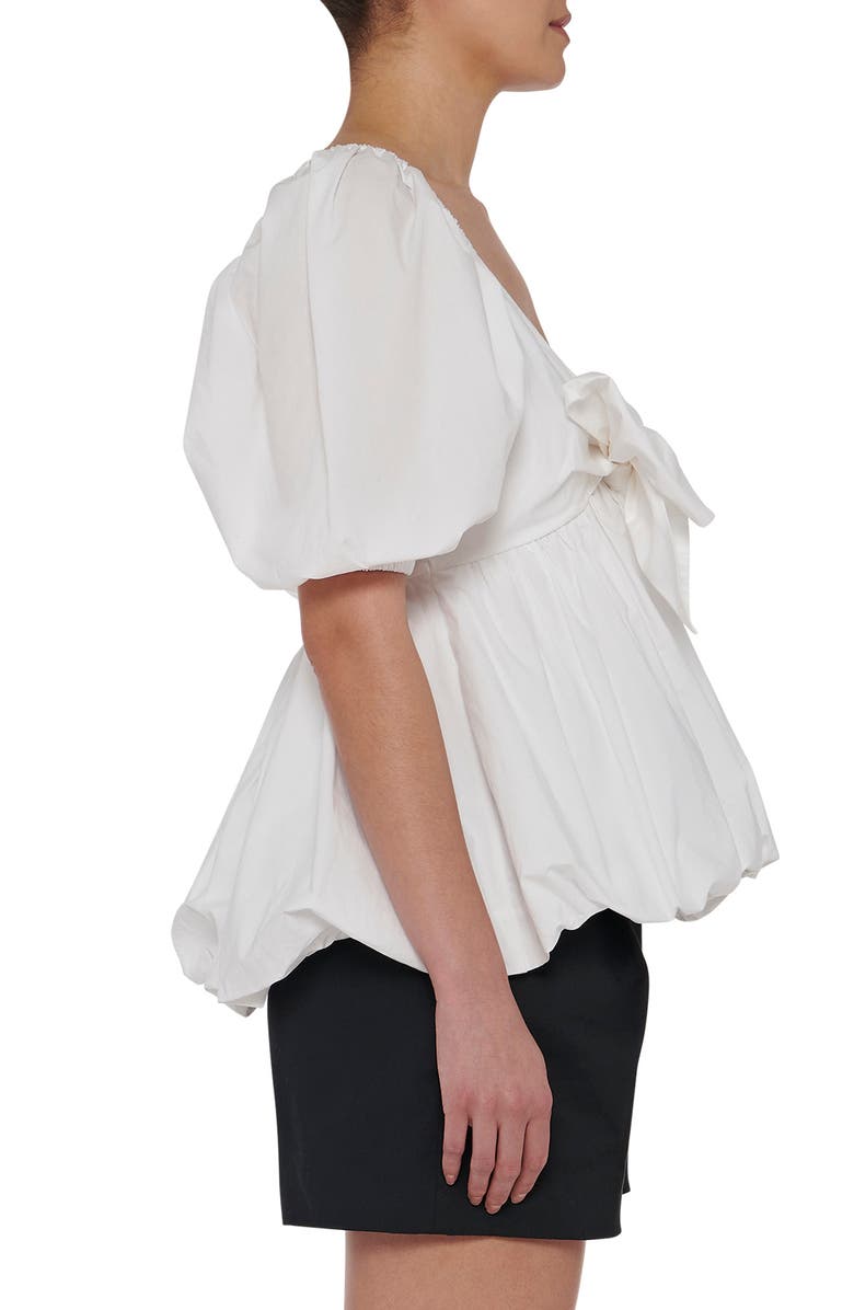 Toccin Tie Front Cotton Bubble Top | Nordstromrack
