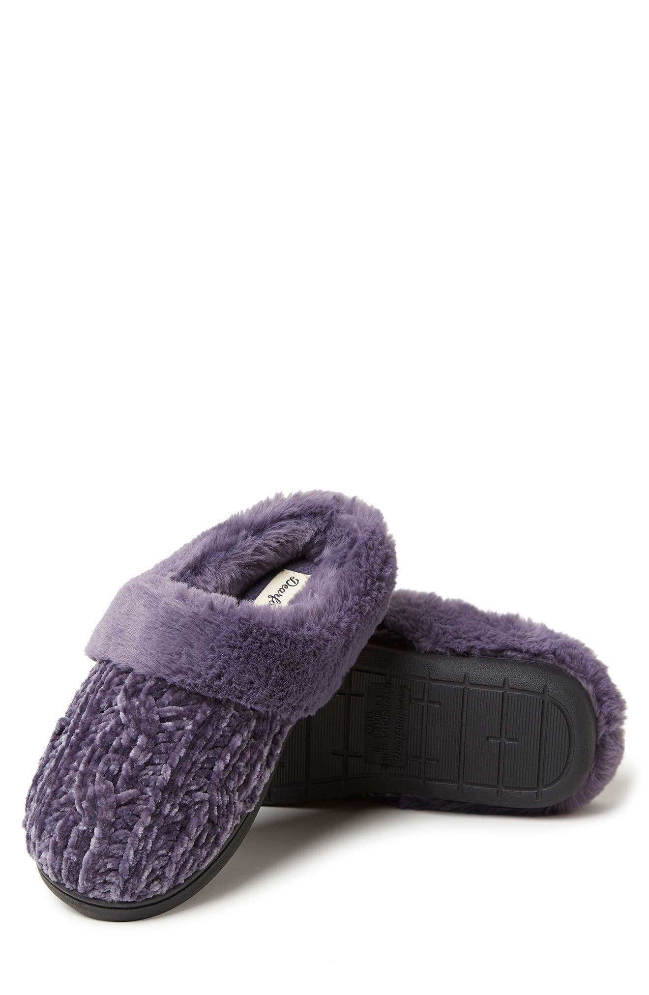 Claire Faux Fur Trimmed Marled Chenille Knit Clog (Women) | Nordstromrack