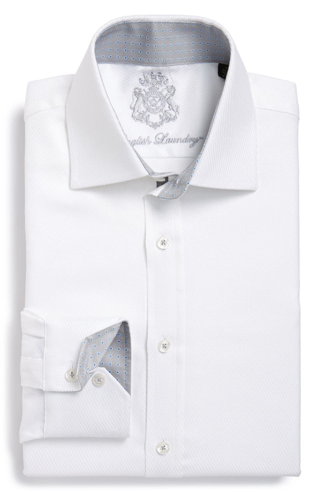 English Laundry Trim Fit Solid Dress Shirt | Nordstrom