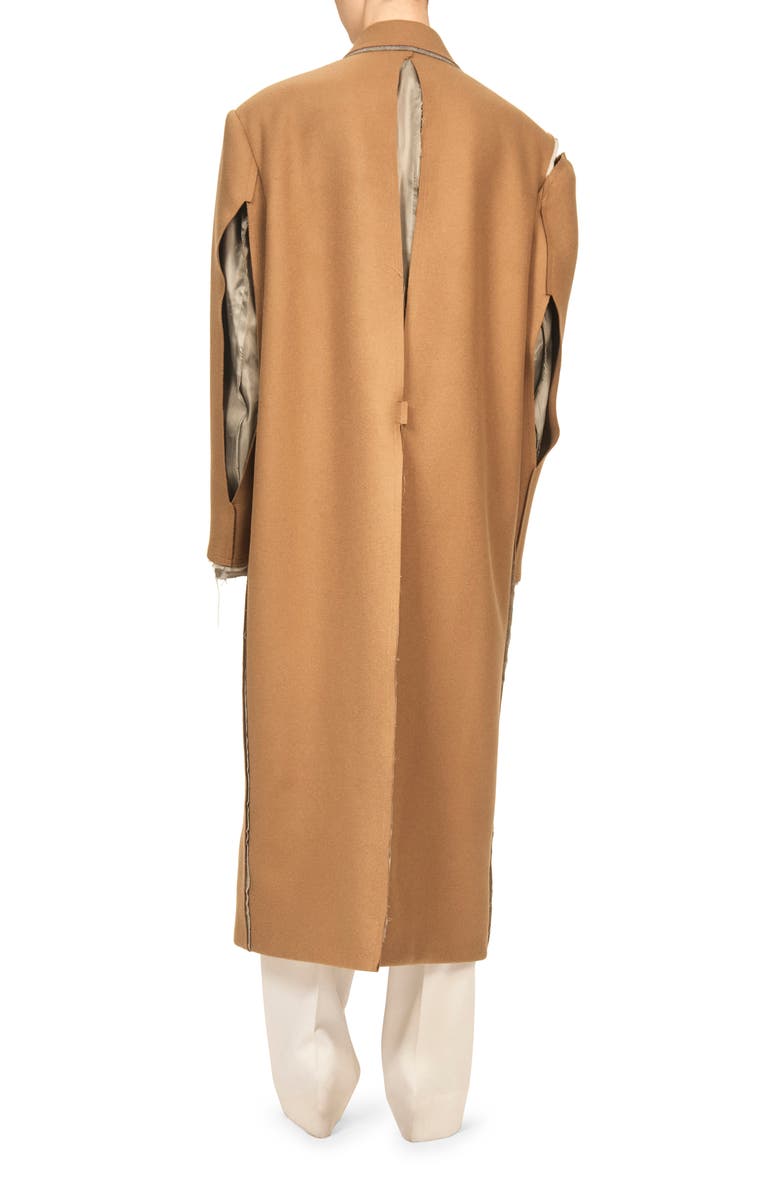 Interior The Riley Raw Edge Deconstructed Long Wool Coat | Nordstromrack
