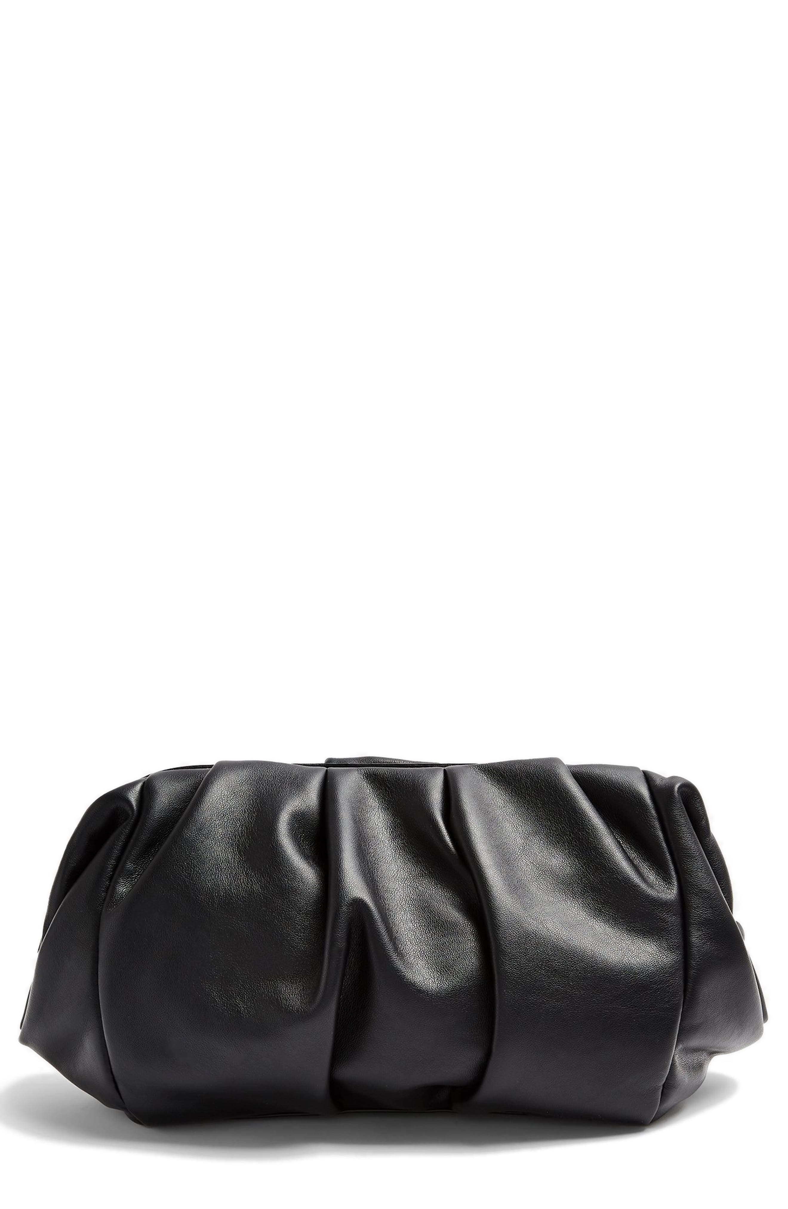 Topshop Frame Ruched Clutch | Nordstrom