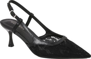 BERNESS Heidi Lace Slingback Pump (Women) | Nordstromrack
