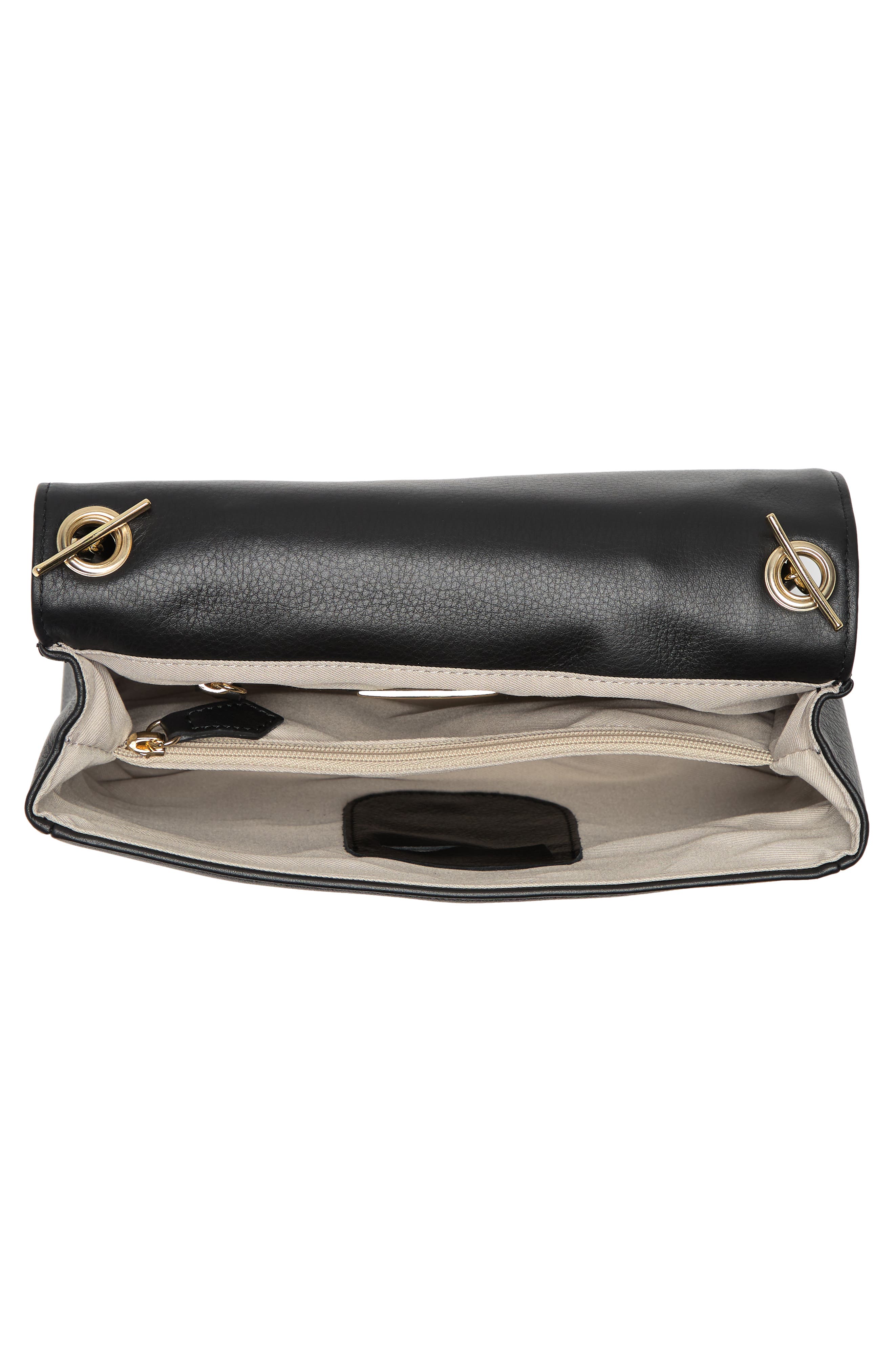 VALENTINO BY MARIO VALENTINO Alice Logo Plate Crossbody Bag | Nordstromrack