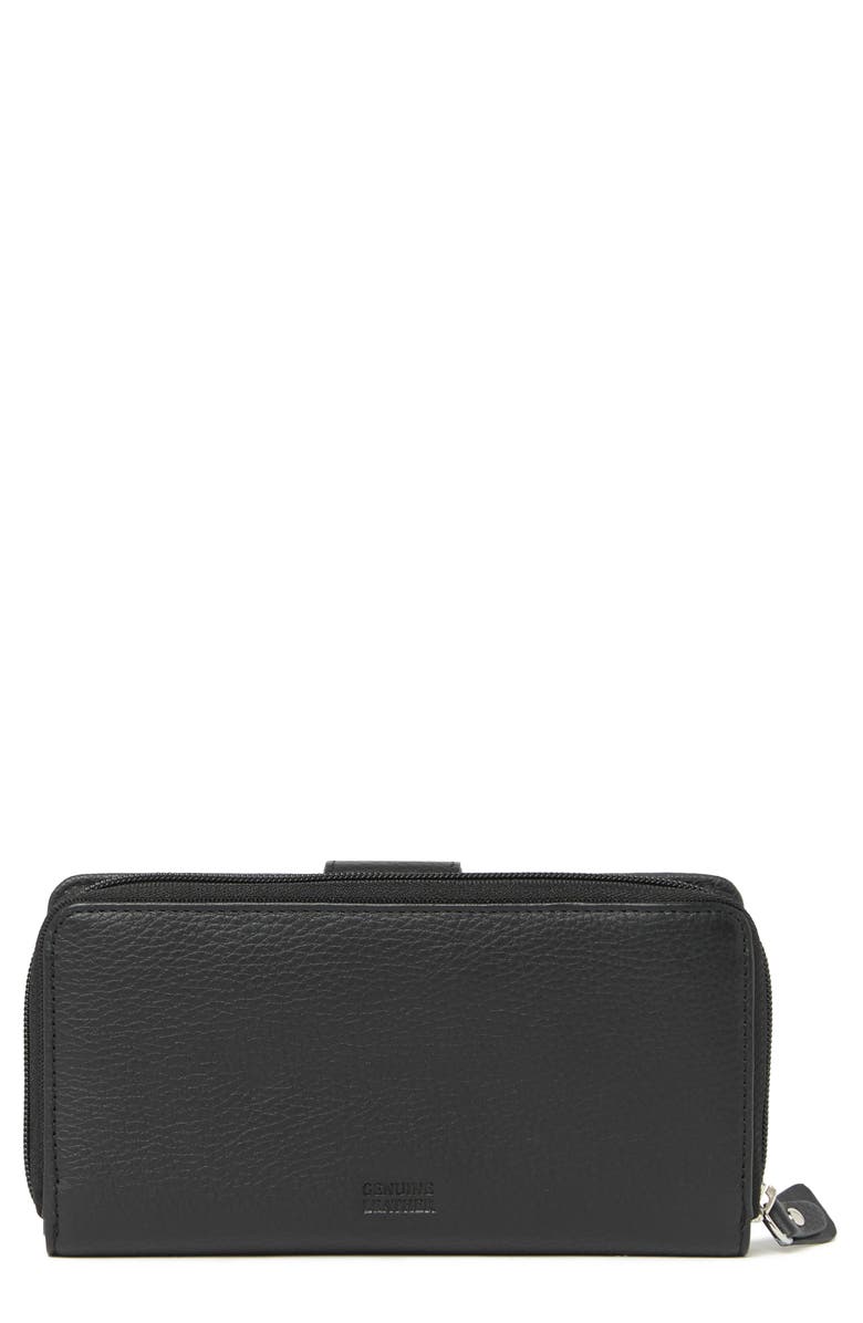 MUNDI SMALL LEATHER GOODS MUNDI Leather Zip Tab Wallet | Nordstromrack