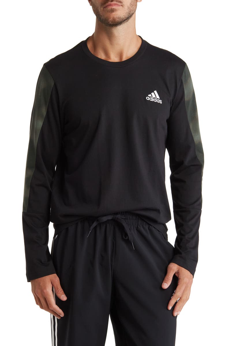 adidas Camo Panel Long Sleeve T-Shirt | Nordstromrack