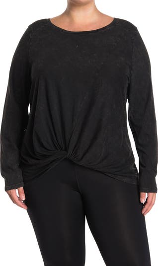 Z by Zella Long Sleeve Twisted Hem T-Shirt | Nordstromrack