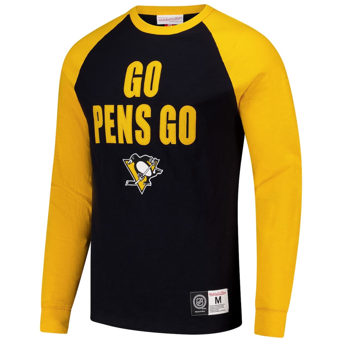 Mitchell & Ness Men's Mitchell & Ness Black/Gold Pittsburgh Penguins ...