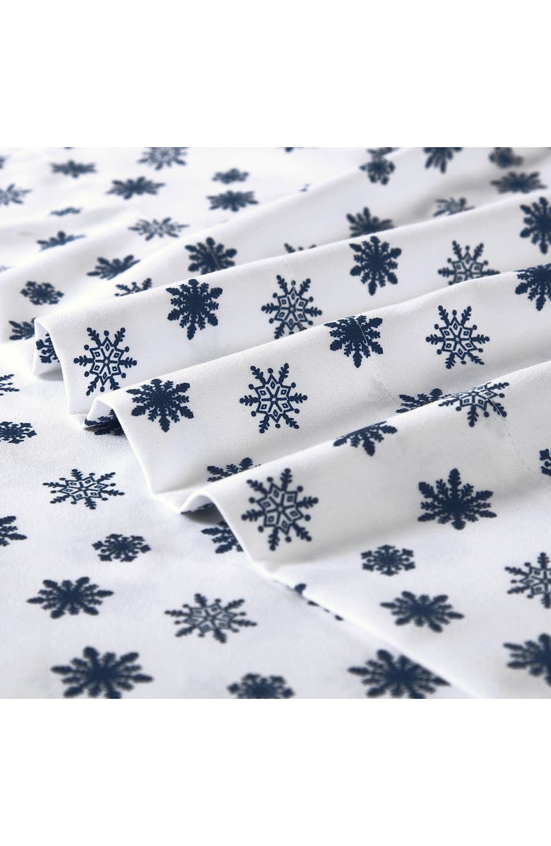 Nautica Snowflake Toss Flannel Sheet Set | Nordstromrack