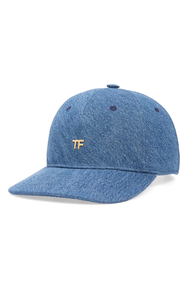 TOM FORD TF Logo Denim Baseball Cap | Nordstromrack