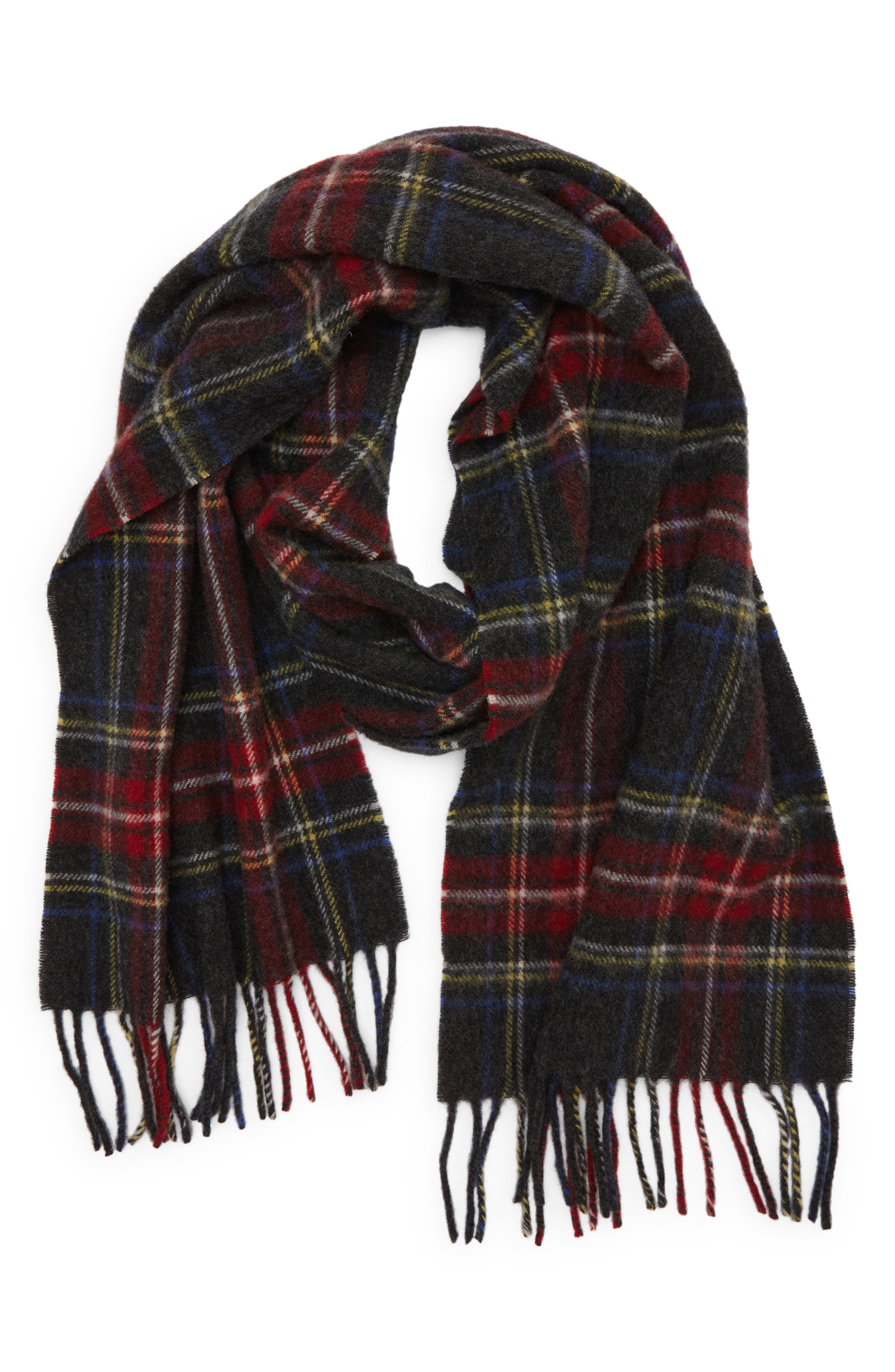Drake's Plaid Wool Scarf | Nordstrom