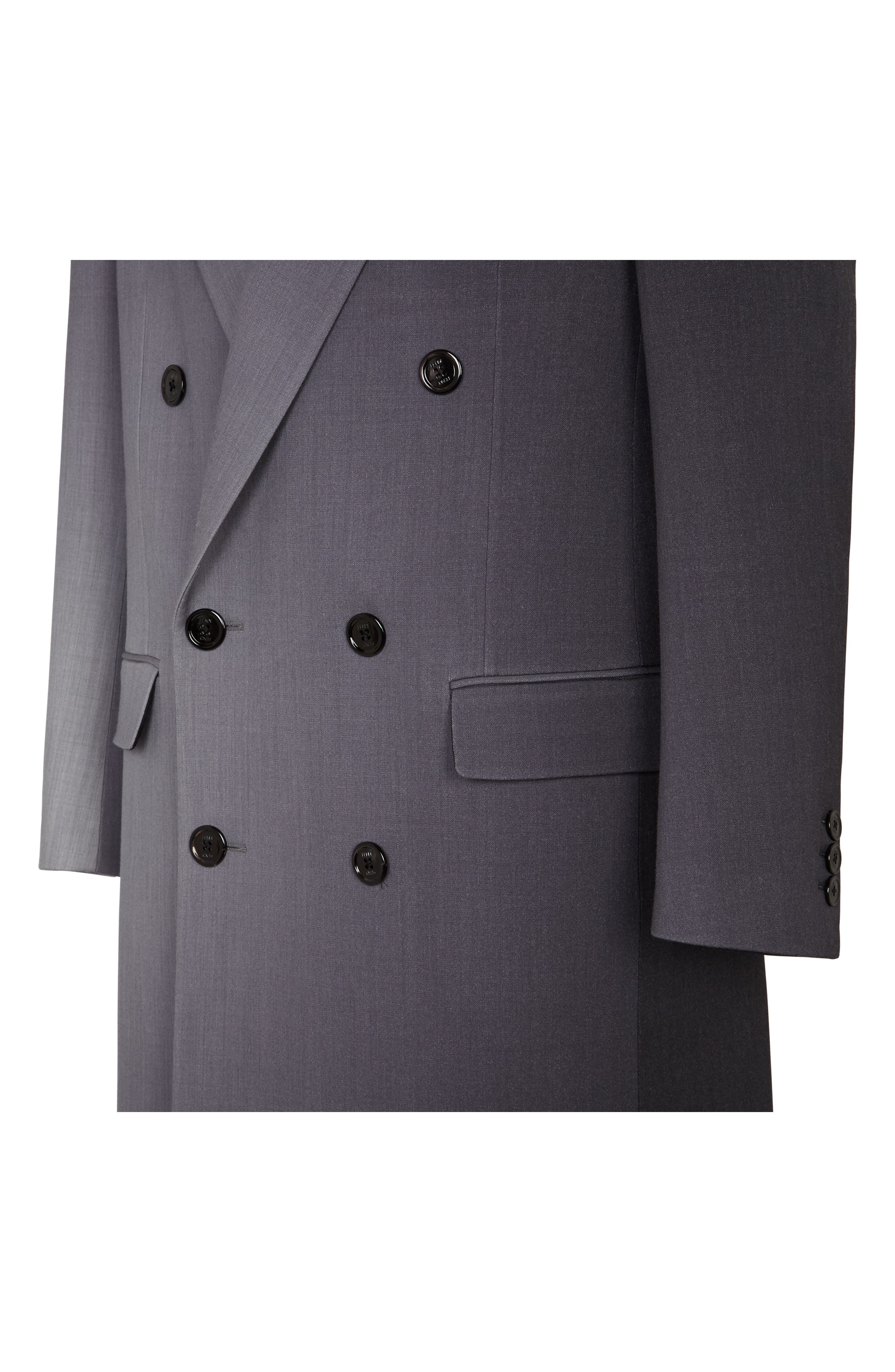 Fendi Graduated Print Double Breasted Wool Coat | Nordstrom