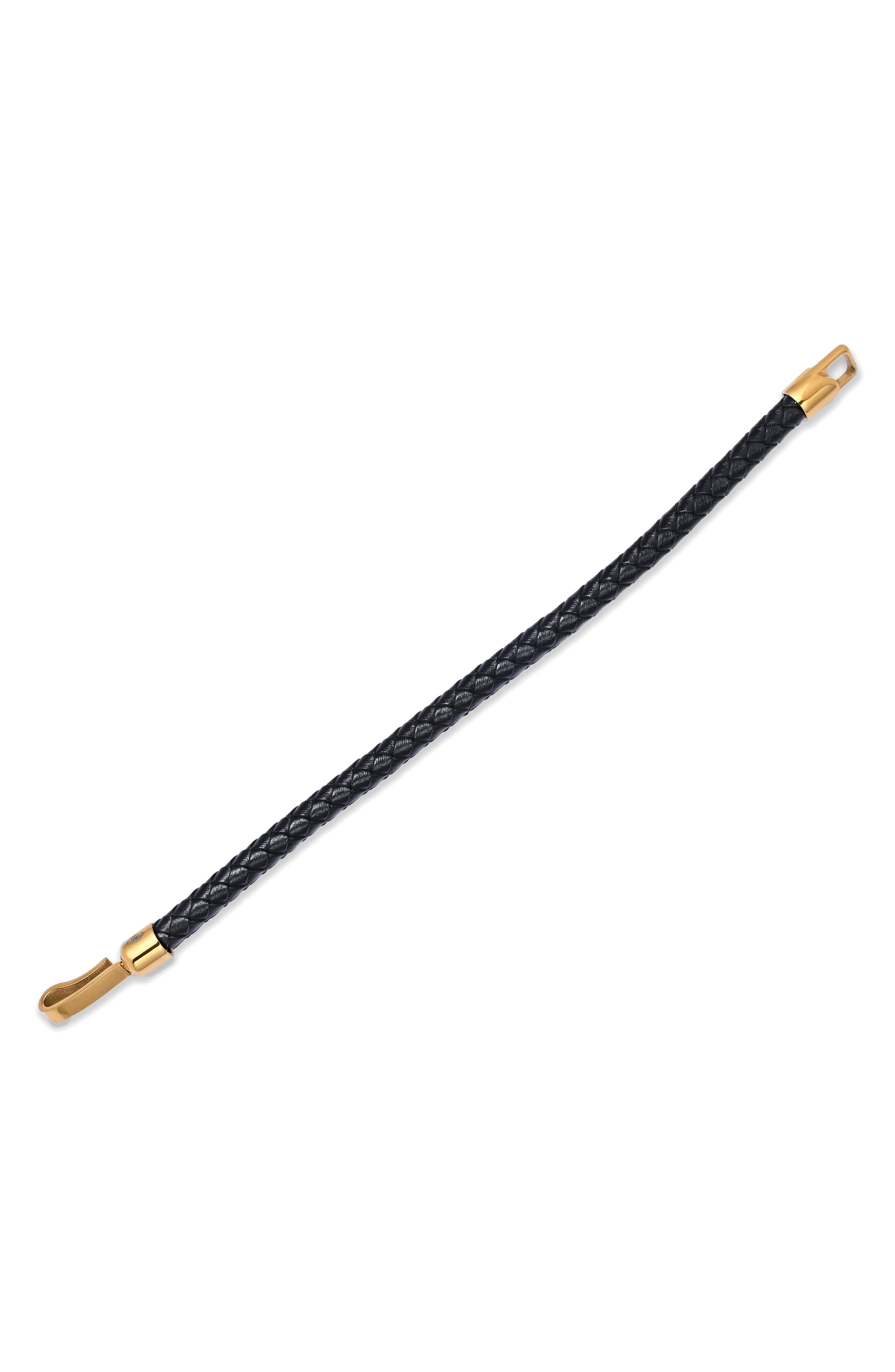 EYE CANDY LOS ANGELES Men's Julian Woven Leather Cord Bracelet ...