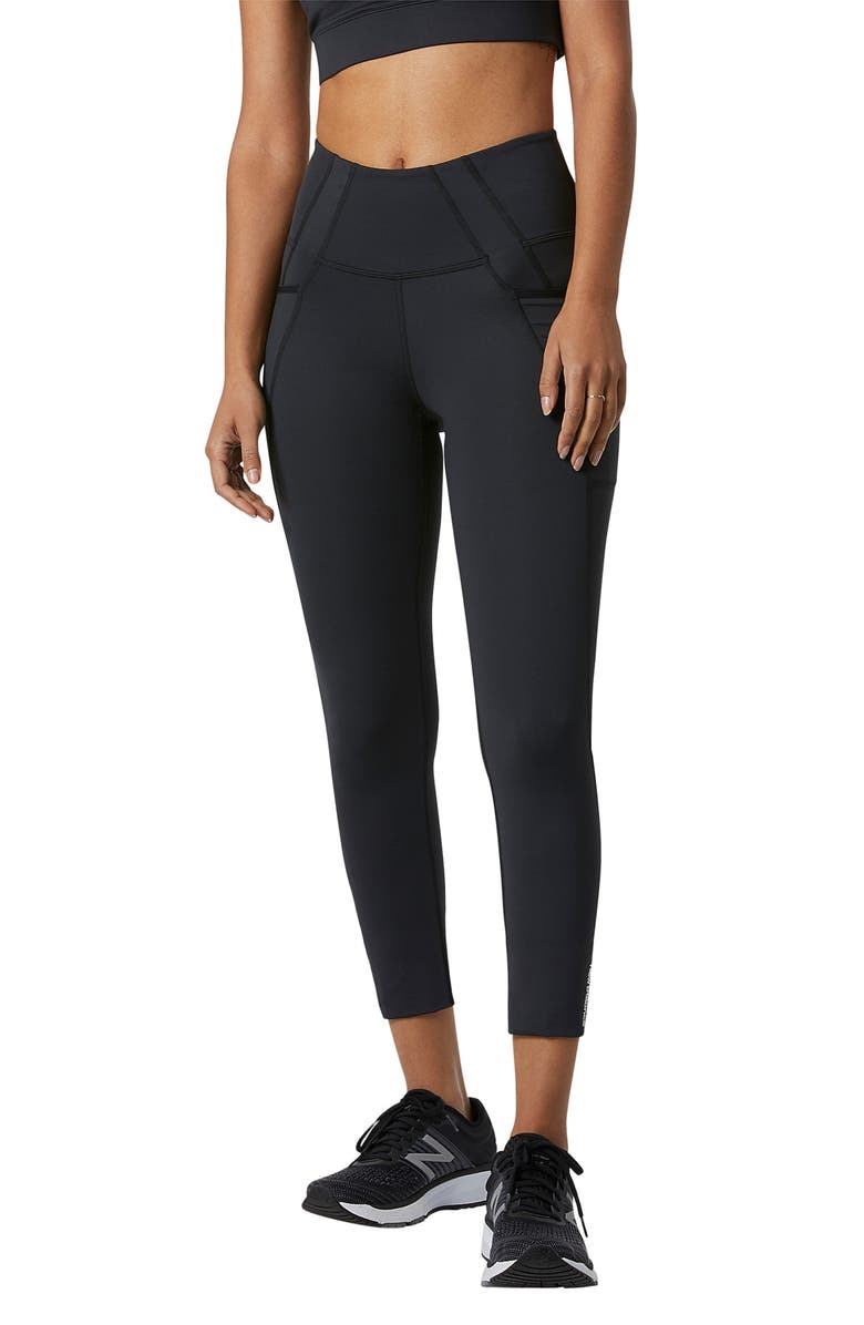 New Balance Shape Shield Pocket 7/8 Crop Leggings | Nordstromrack