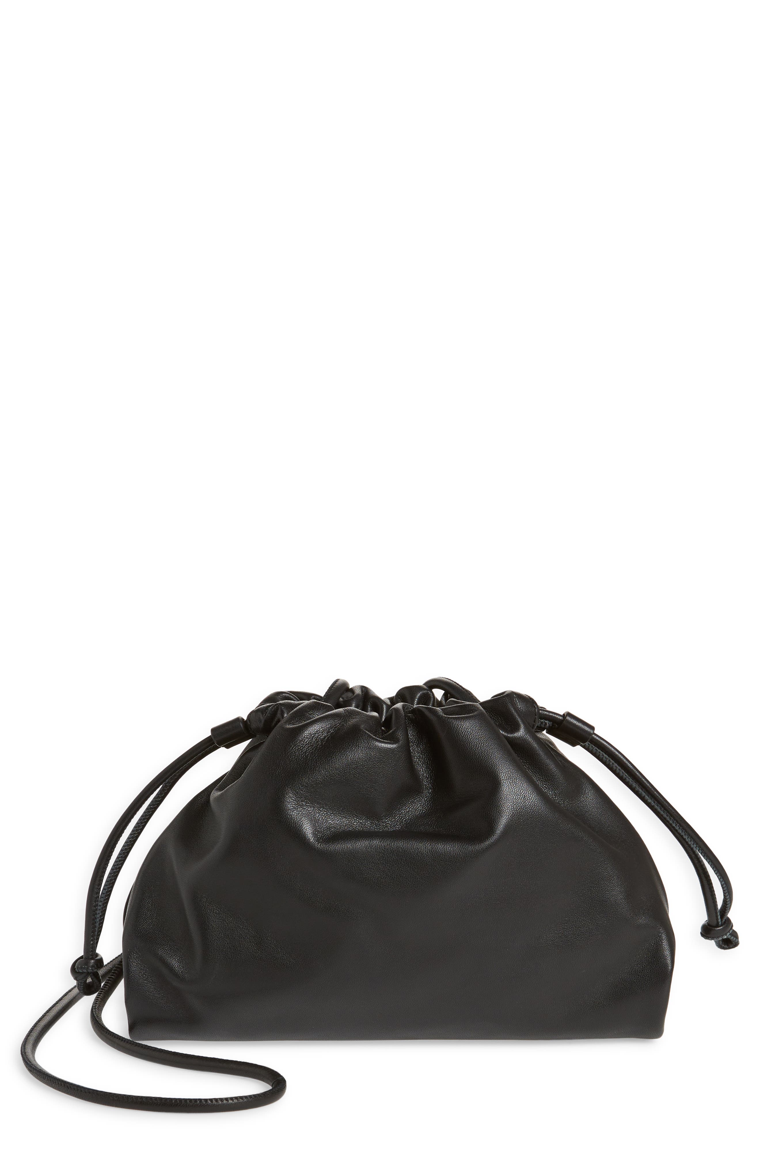 COS Leather Drawstring Bucket Bag | Nordstromrack