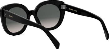 CELINE Bold 3 Dots 56mm Butterfly Sunglasses | Nordstrom CELINE Bold 3 Dots 56mm Butterfly Sunglasses | Nordstrom