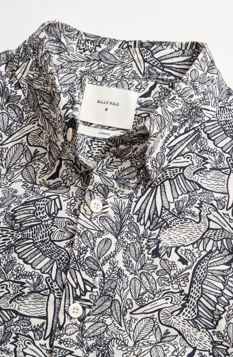 Billy Reid Wilson Pelican Beach Print Button-Up Shirt | Nordstromrack