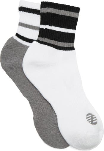 Z by Zella Take A Hike Quarter Crew Socks - Pack of 2 | Nordstromrack