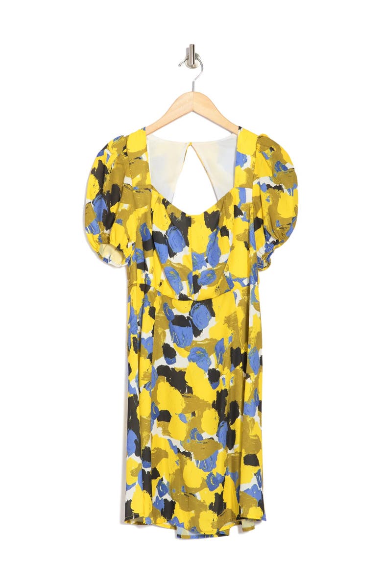 TASH AND SOPHIE Short Sleeve Floral Print Dress | Nordstromrack