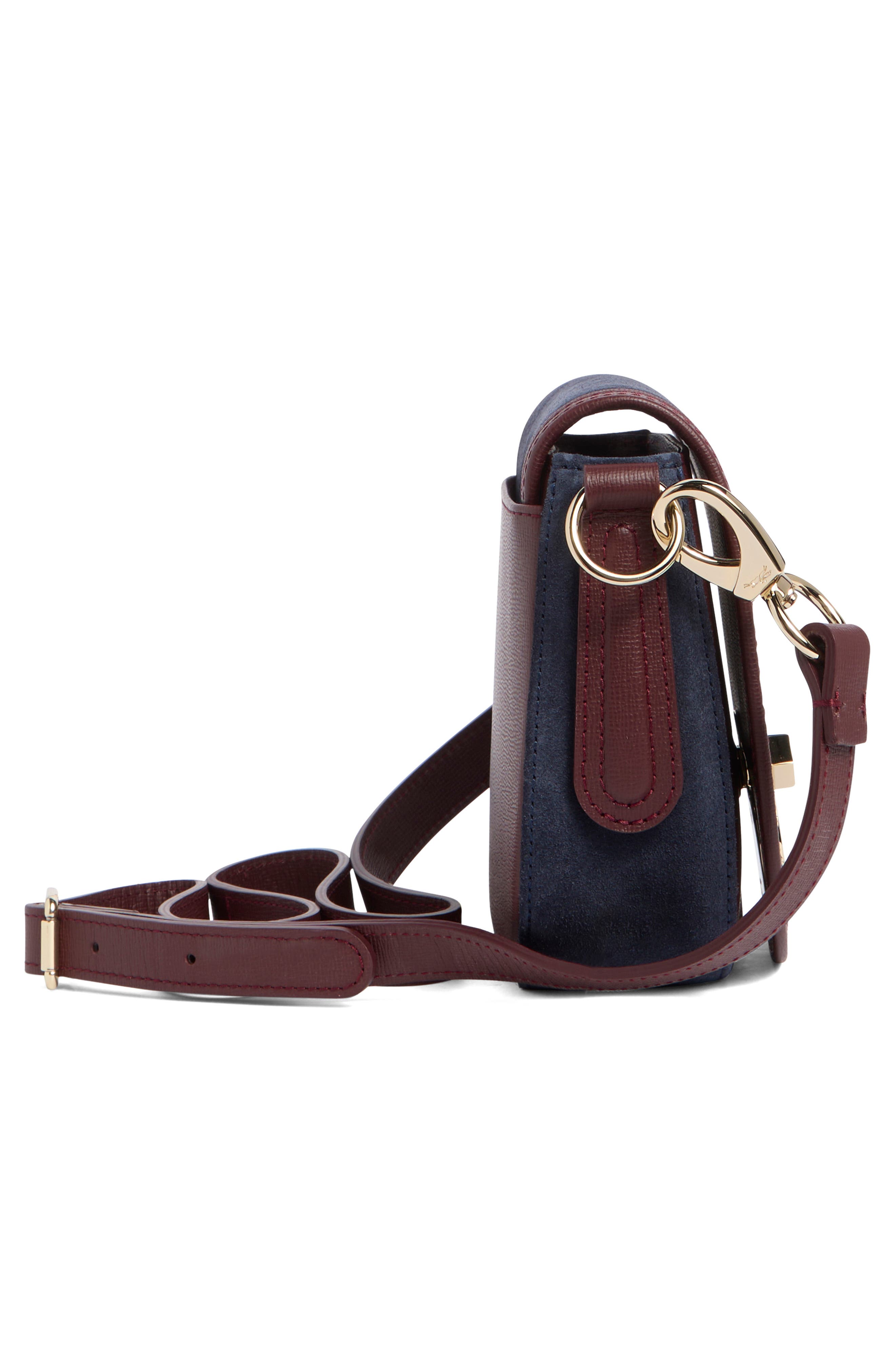 Longchamp Small Mixed Leather Crossbody Bag | Nordstromrack