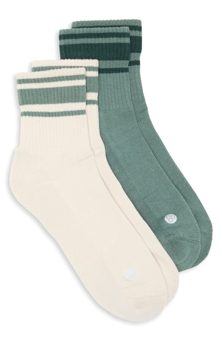 Zella Sport Assorted 2-Pack Quarter Socks | Nordstrom