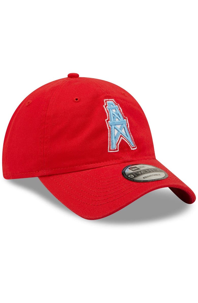 New Era Men's New Era Red Houston Oilers Core Classic 2.0 Historic Logo ...