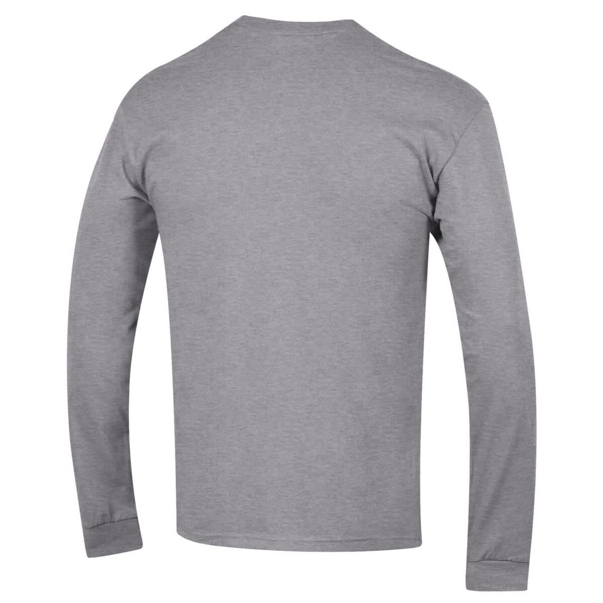 Champion Men's Champion Heather Gray Nebraska Huskers Arch Over Logo ...