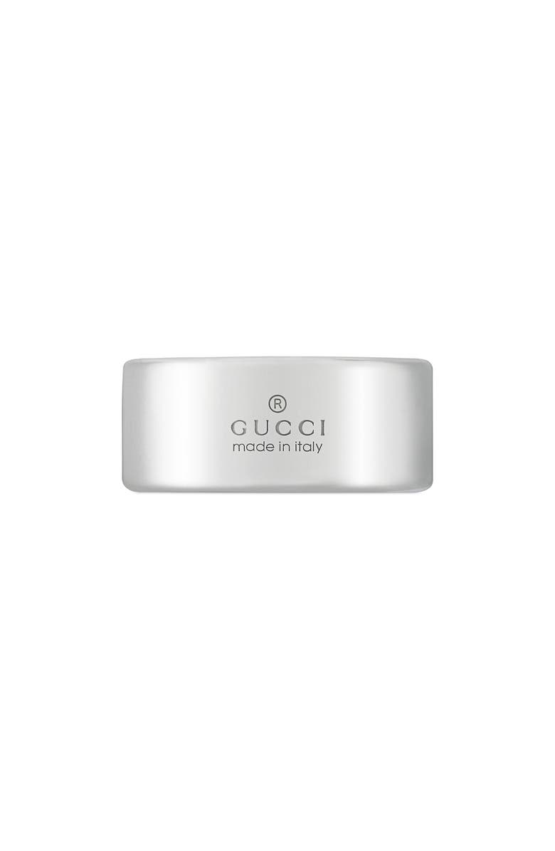 Gucci Interlocking-G Tag Sterling Silver Ring | Nordstrom