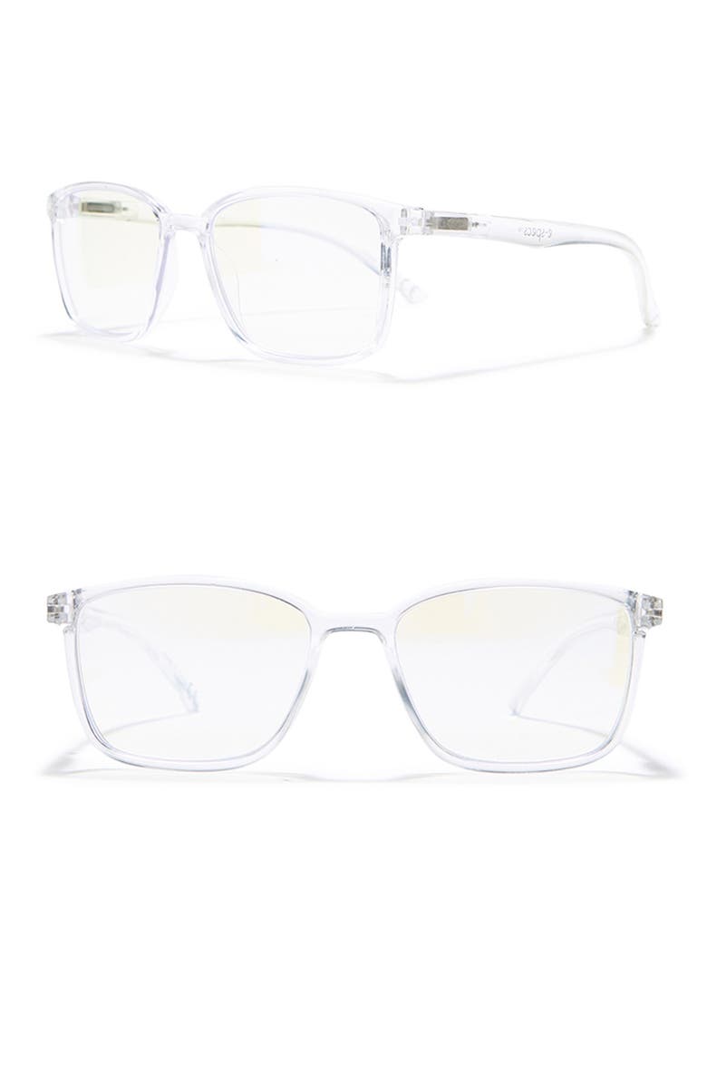 E-SPECS 50mm Square Blue Light Blocking Glasses | Nordstromrack
