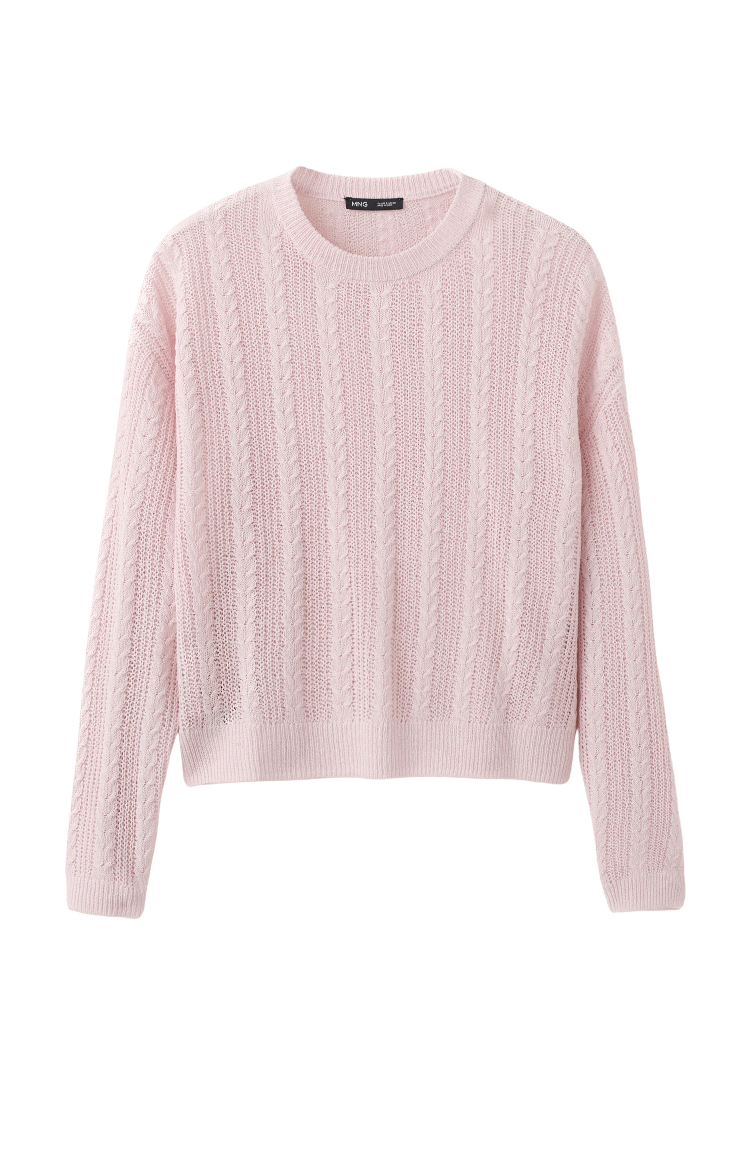 MANGO Lace Pattern Sweater | Nordstrom