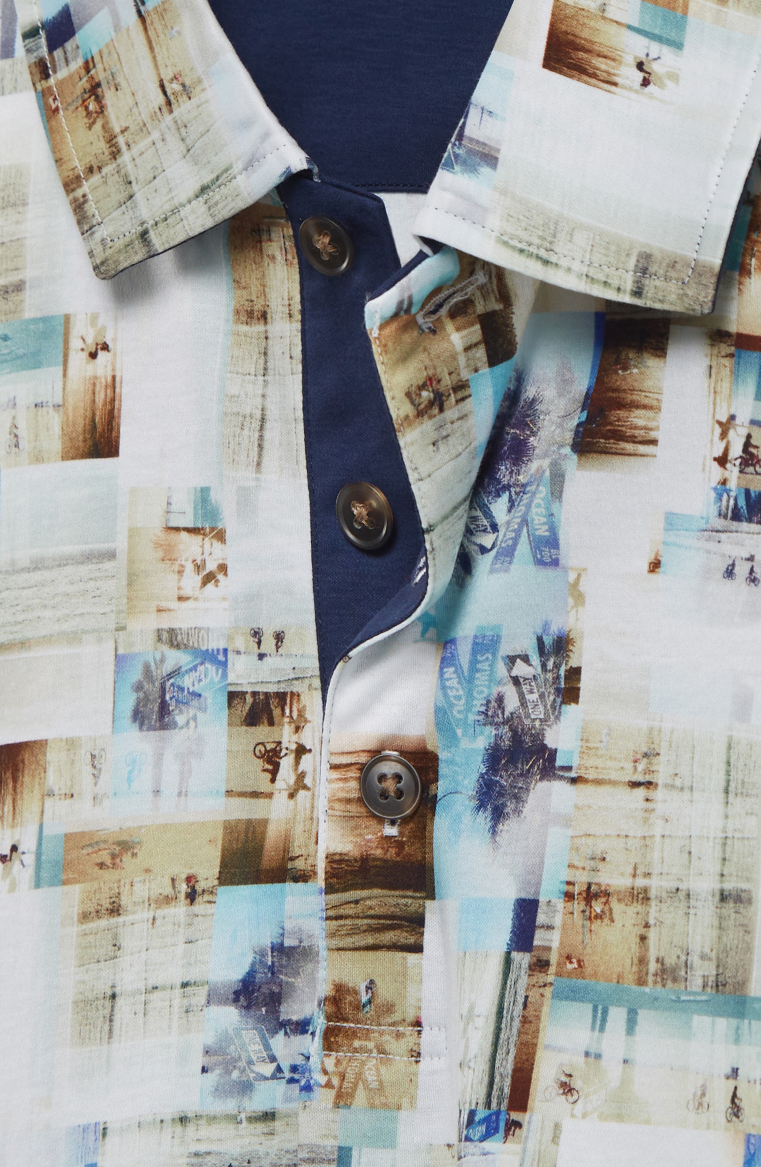 Bugatchi Digital Photo Print Polo | Nordstromrack