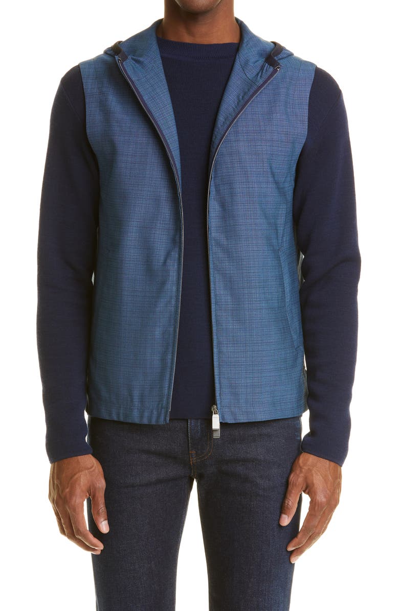 Canali Wool Hooded Vest | Nordstromrack
