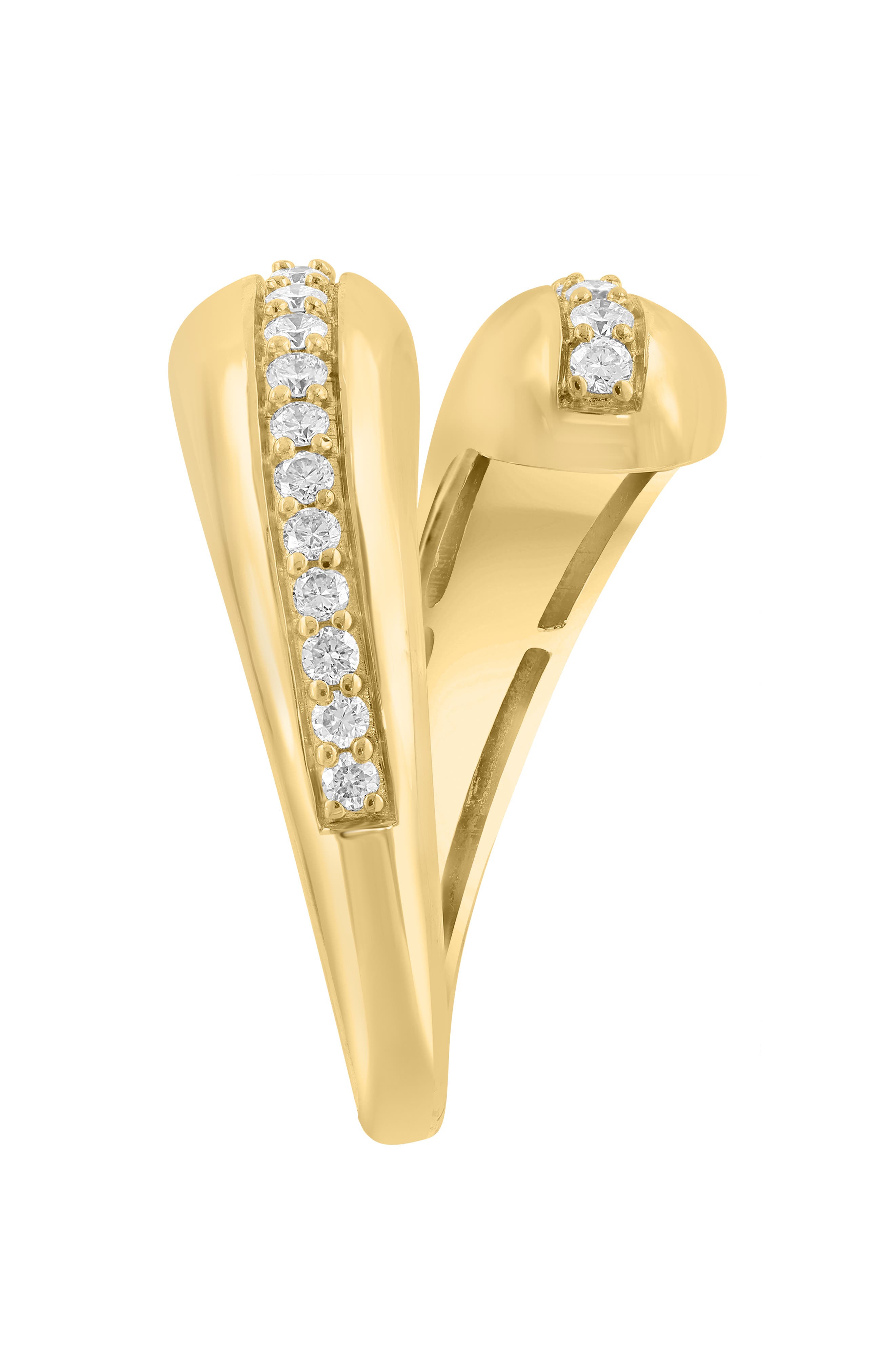 EFFY Lab-Grown Diamond Crossover Ring | Nordstromrack