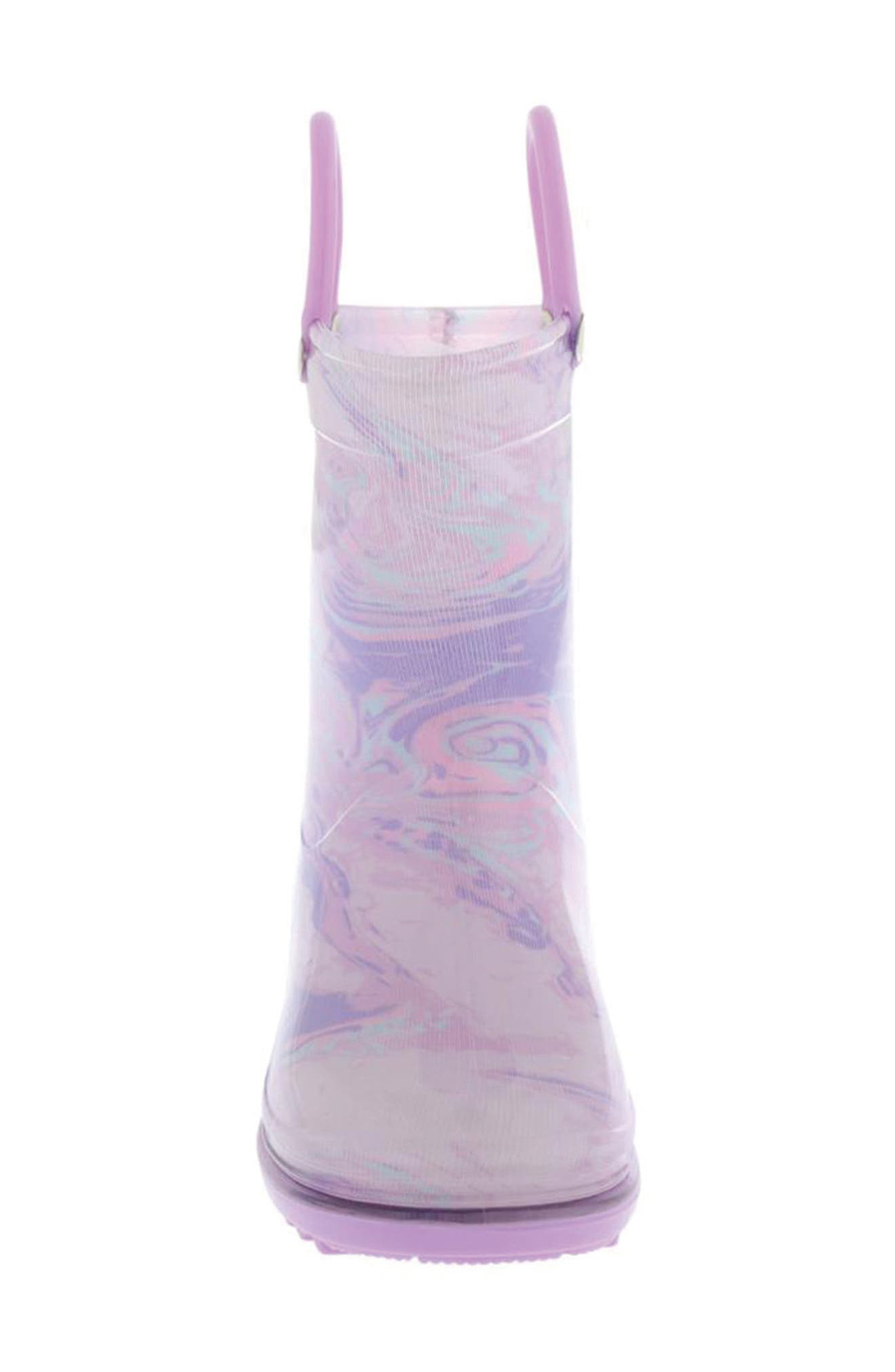 Capelli New York Shiny Marble Rain Boot | Nordstromrack