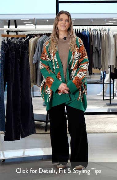 Dressed in Lala Tiger Tales Oversize Cardigan | Nordstrom