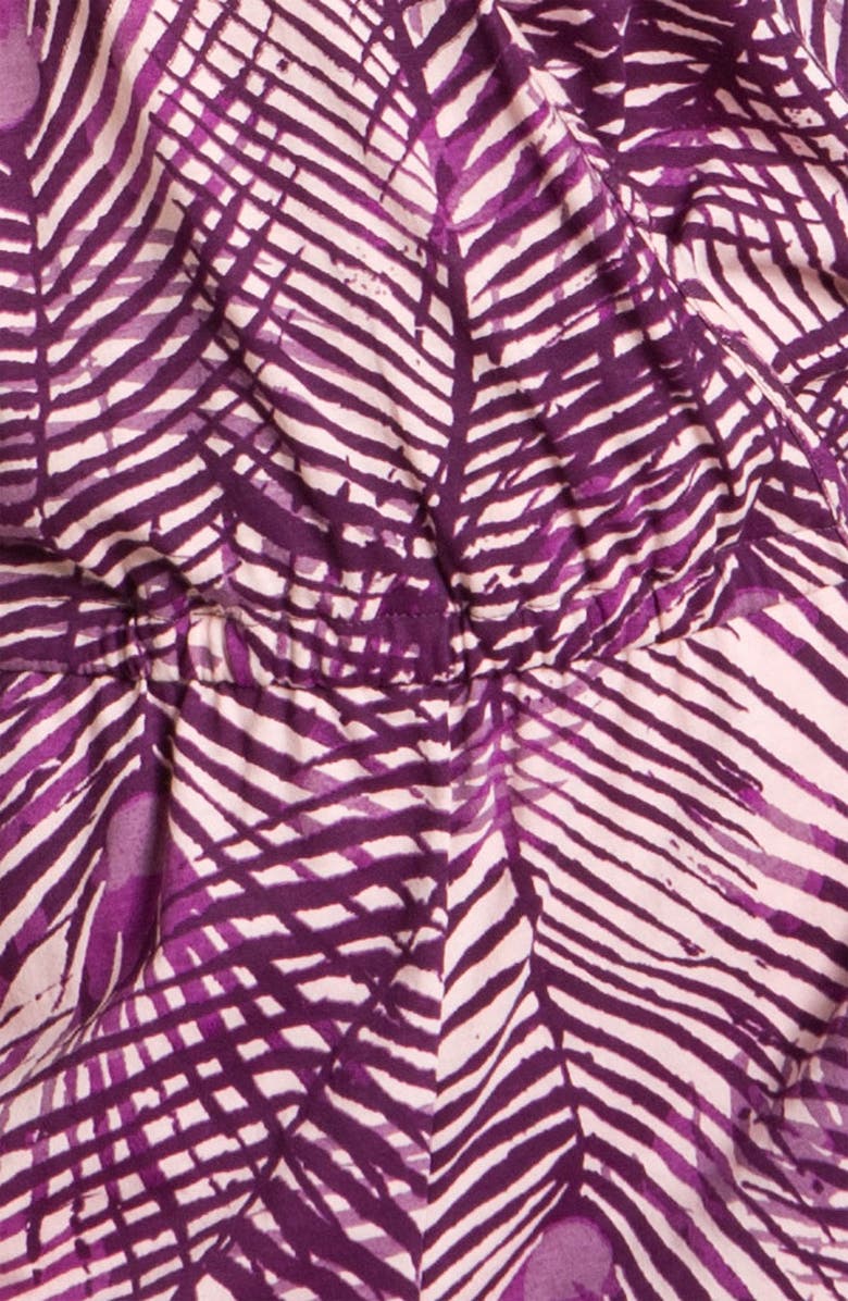 Alternative Apparel Palm Print Cotton Romper | Nordstrom