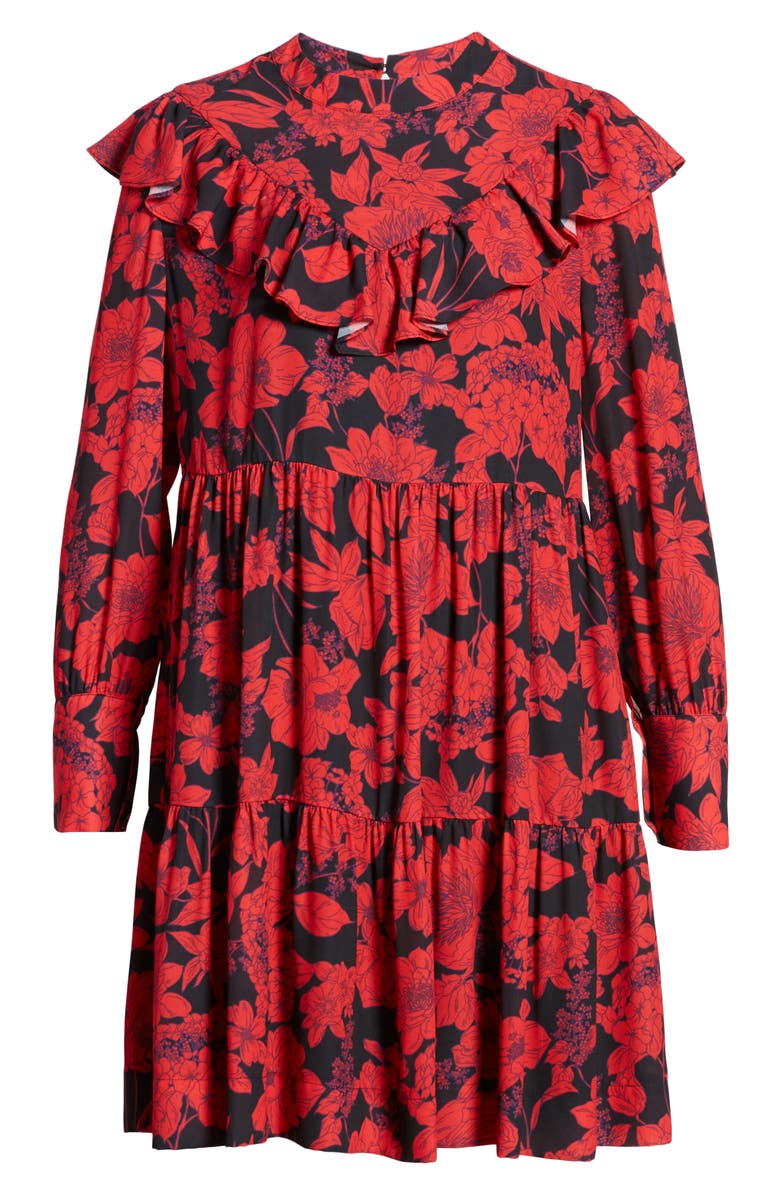 Rebecca Minkoff Margaret Ruffle Long Sleeve Dress | Nordstromrack