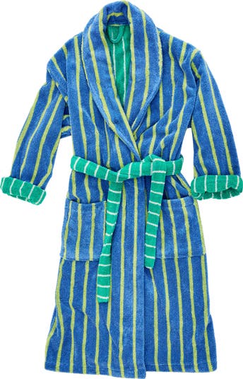 Dusen Dusen Passion Fruit Stripe Cotton Terry Robe | Nordstrom
