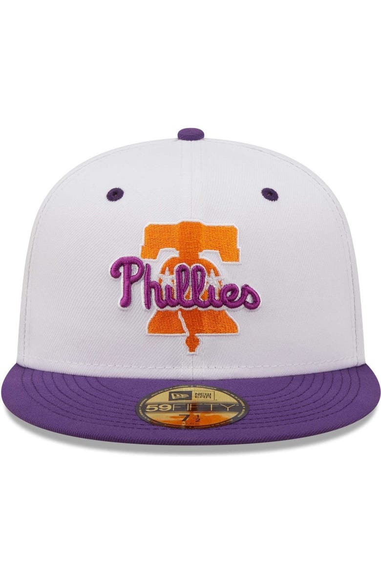 New Era Men's New Era White/Purple Philadelphia Phillies Inaugural ...