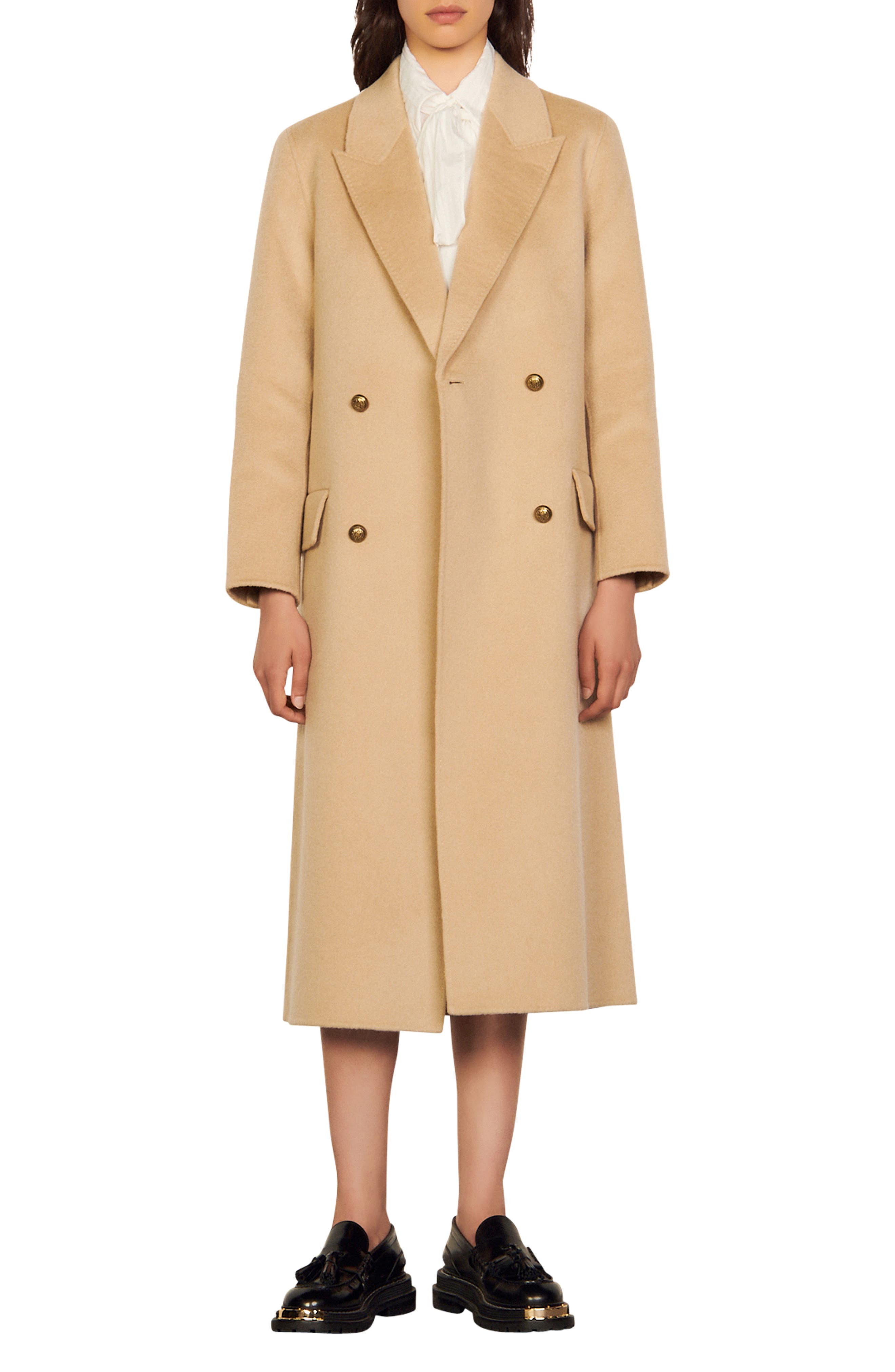 Mystere Double Breasted Wool Coat (Women) | Nordstromrack