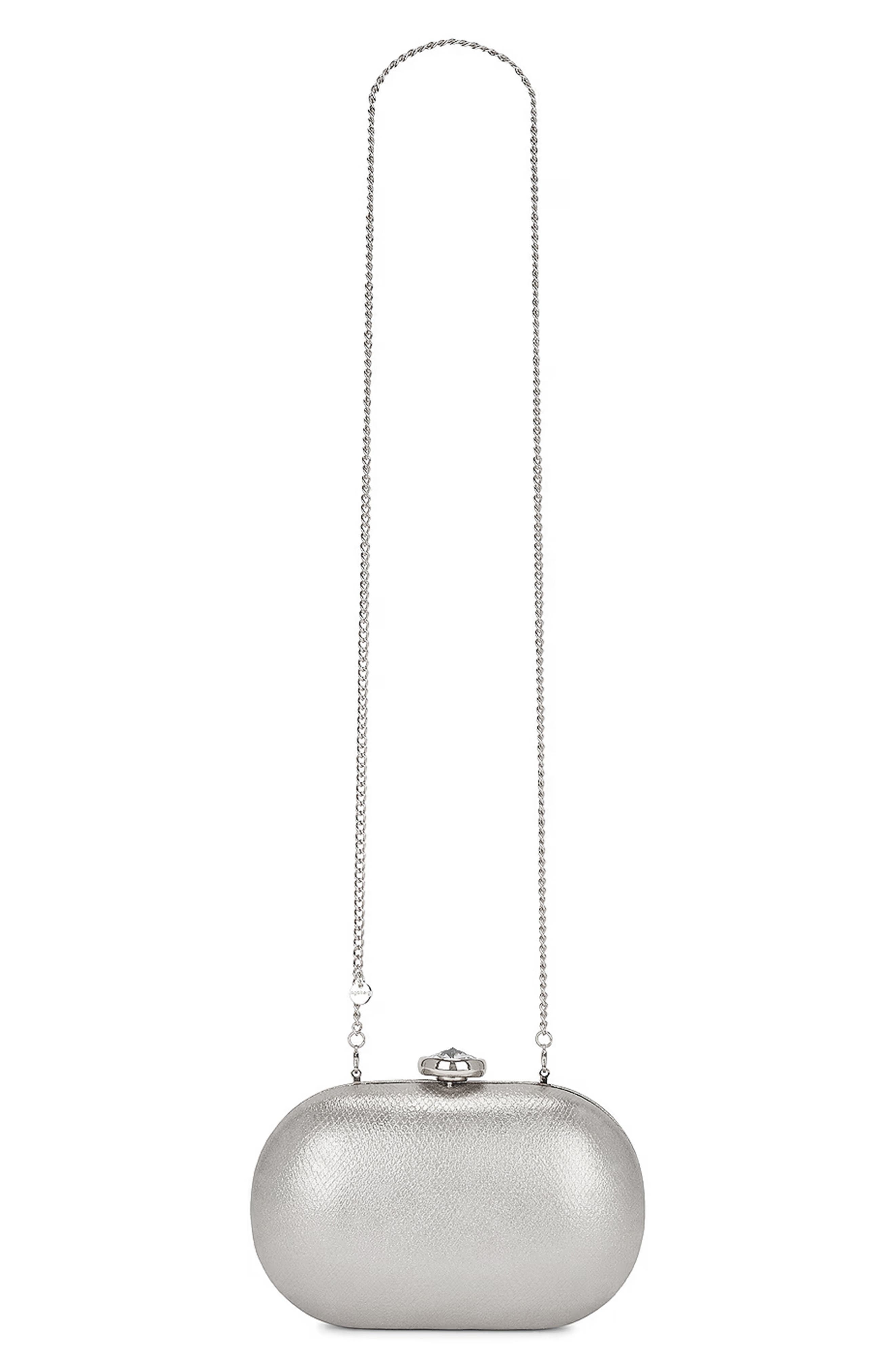 Olga Berg Marta Metallic Clutch | Nordstromrack